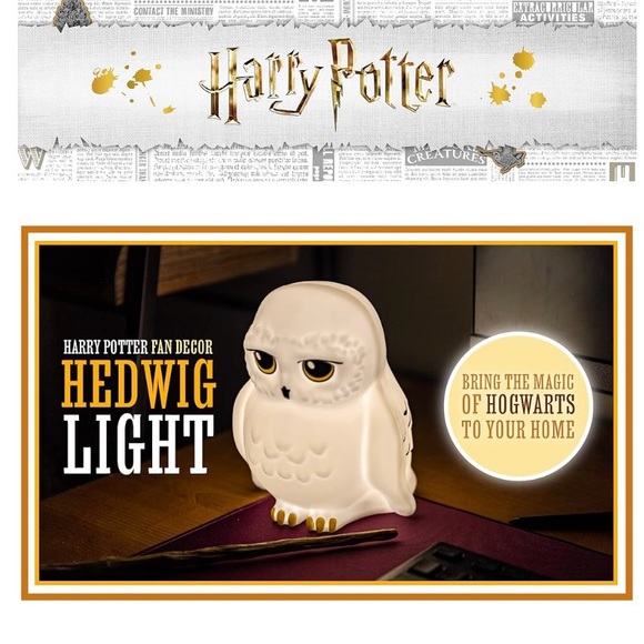 Other | Nwt Harry Potter Hedwig Night Light In Original Unopened Box ...
